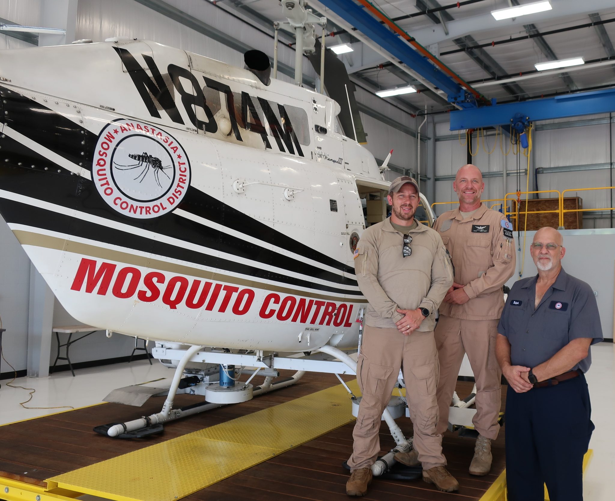mosquito control operations, St. Augustine, FL, ground and aerial ...