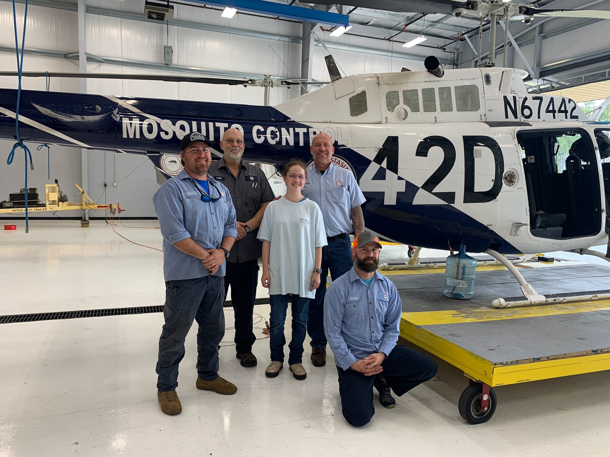mosquito control operations, St. Augustine, FL, ground and aerial ...